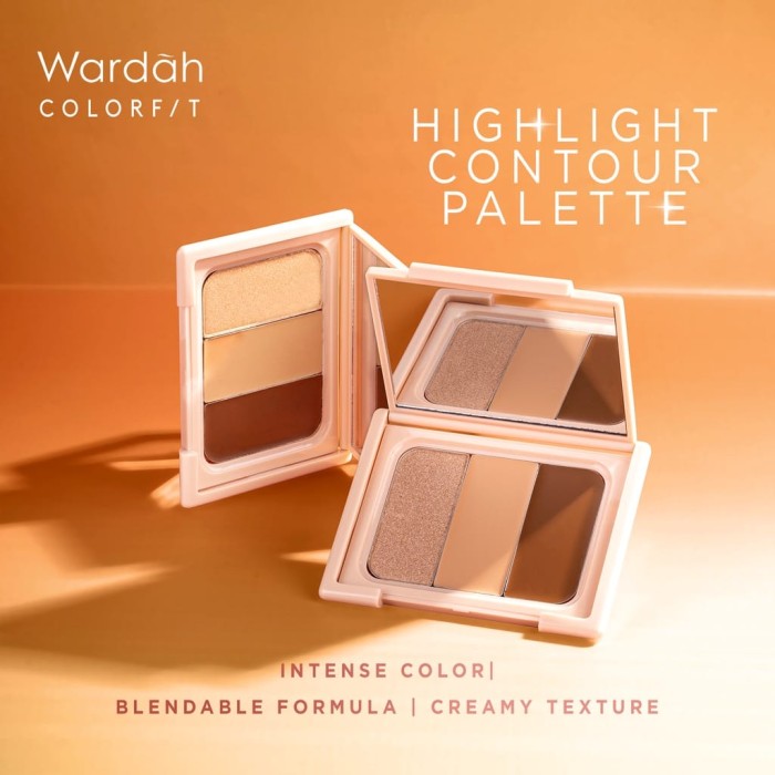 Wardah Colorfit Highlight Contour Palette 10.2Gr
