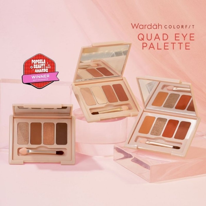Wardah Colorfit Quad Eye Palette 6g